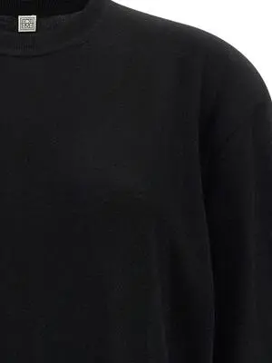 TOTEME Long Merino Wool Dress - Black