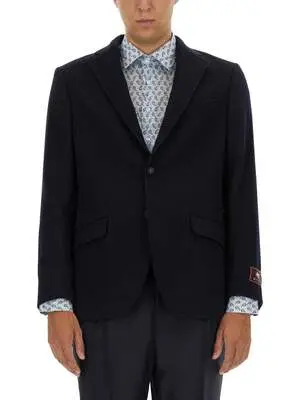 Etro Single-breasted Jacket - Blue