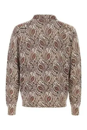 Etro Embroidered Wool Polo Shirt