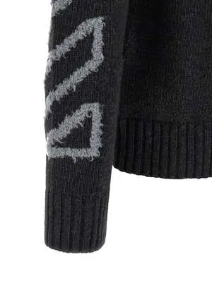 Off-White Diag Arrow Fuzzy' Sweater With Intarsia