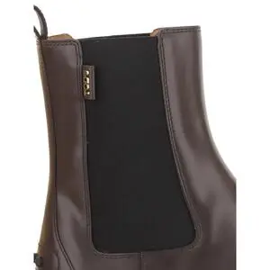 TOD'S Leather Chelsea Boot - Brown