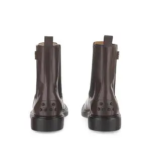 TOD'S Leather Chelsea Boot - Brown