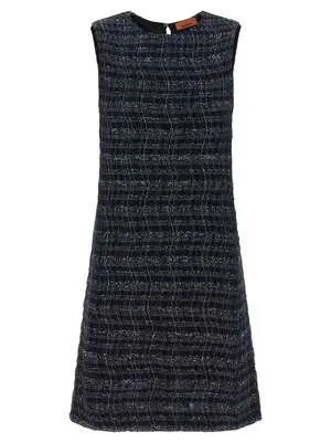 Missoni Check Pattern Dress - Multicolor