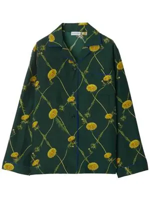 Burberry Silk Printed Shirt - Multicolor