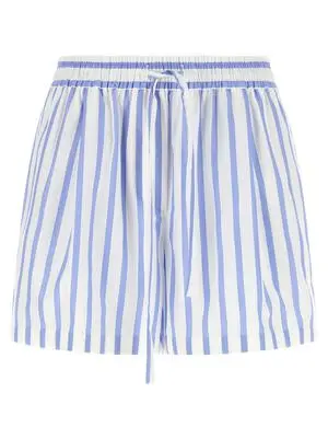 Dolce & Gabbana Striped Bermuda Shorts - Blue
