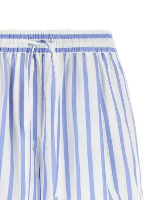 Dolce & Gabbana Striped Bermuda Shorts - Blue