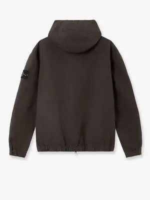 Stone Island Hooded Organic Cotton Jacket