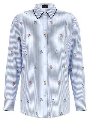 Etro Floral Embroidery Shirt