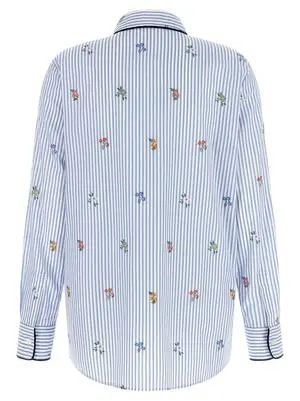 Etro Floral Embroidery Shirt - Blue