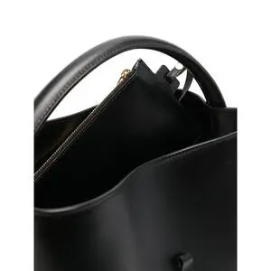 Saint Laurent Calf Leather Shoulder Bag - Black