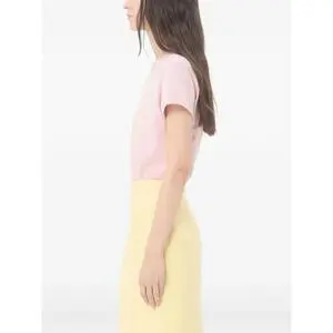 Valentino Garavani Logo Print Cotton T-shirt - Pink