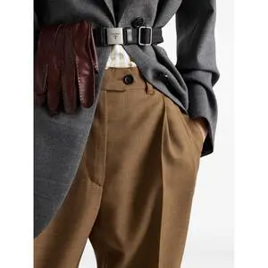 Prada Virgin Wool Tailored Trousers