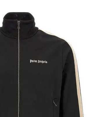 Palm Angels Classic Track Banded Sweatshirt - Black