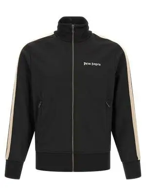 Palm Angels Classic Track Banded Sweatshirt - Black