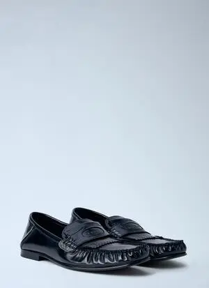 Marni Leather Loafers - Black