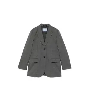 Prada Grey Jackets Blazers - Gray