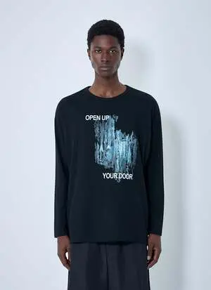 Yohji Yamamoto Gusset Long Sleeve T-shirt - Black