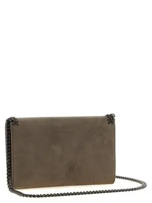 Stella McCartney Falabella' Wallet On Chain - Gray