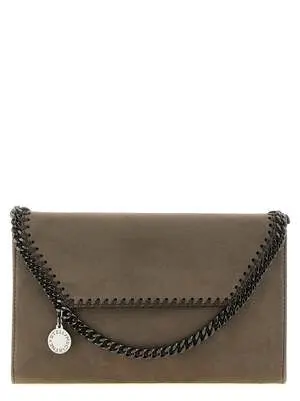 Stella McCartney STELLA MCCARTNEY Falabella Wallet On Chain Gray