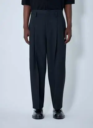 JIL SANDER Relaxed Fit Trousers - Black