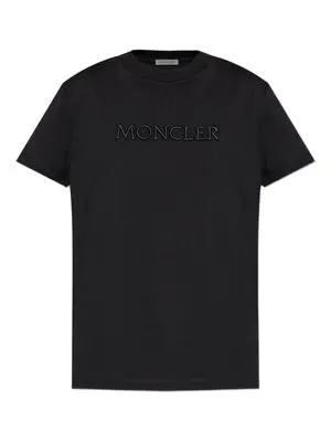 Moncler Logo Cotton T-shirt - Multicolor