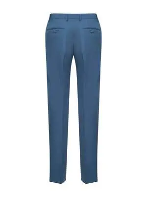 Dolce & Gabbana Virgin Wool Classic Trousers - Multicolor