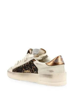 GOLDEN GOOSE Stardan Leather Sneakers - Multicolor