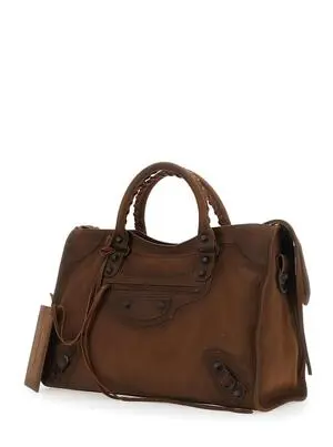Balenciaga Vintage Goat Leather Bag - Brown