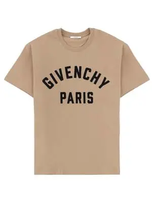 Givenchy Givenchy Men T-Shirt With Logo Brown