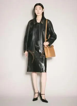 Prada Leather Blouson Jacket