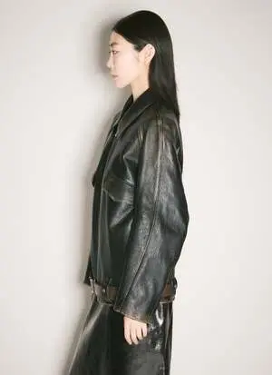 Prada Leather Blouson Jacket