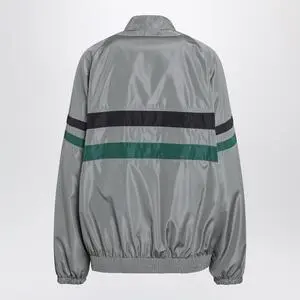 Miu Miu Tech Silk Blouson - Gray