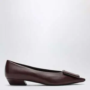 ROGER VIVIER Roger Vivier Gommettine Ballerina In Mosto-Coloured Leather Women Red
