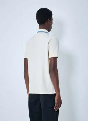 Moncler Polo Shirt With Contrast Collar
