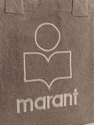 Isabel Marant Étoile Small Yenky Cotton Shoulder Bag - Cream