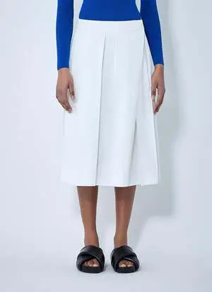 JIL SANDER Pleated Midi Skirt