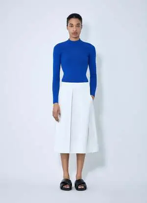 JIL SANDER Pleated Midi Skirt