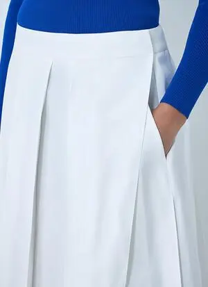 JIL SANDER Pleated Midi Skirt