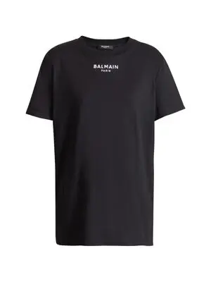 Balmain Logo Cotton T-shirt - Multicolor