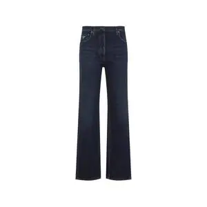 Prada Denim Wide-leg Jeans - Blue
