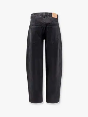 Isabel Marant Étoile Oriane Black Denim Trousers