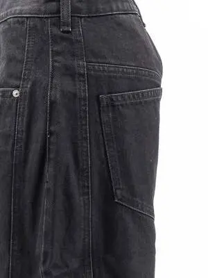 Isabel Marant Étoile Oriane Black Denim Trousers