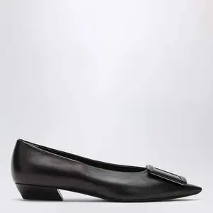 ROGER VIVIER Roger Vivier Gommettine Ballerina In Black Leather Women Black