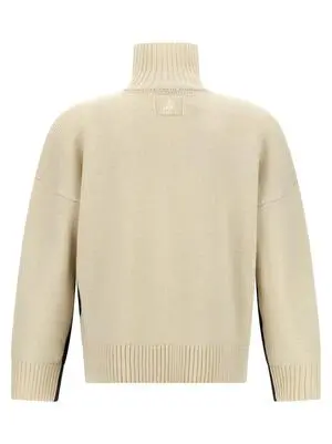 JW Anderson Two Tone Wool Blend Sweater - Gray