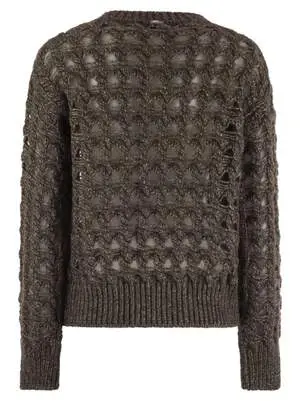 Herno Alpaca And Wool Jumper - Brown