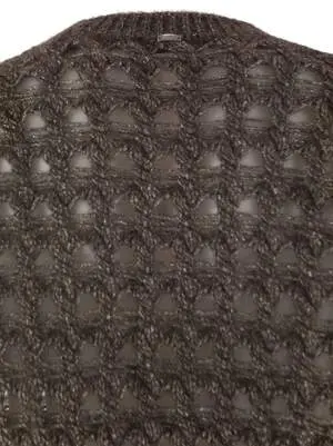 Herno Alpaca And Wool Jumper - Brown
