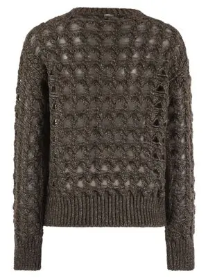 Herno Alpaca And Wool Jumper - Brown