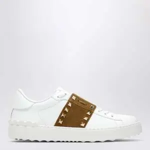 Valentino Garavani Rockstud Untitled Leather Trainers - White
