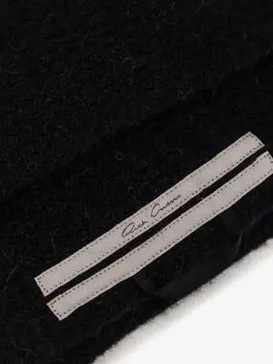 Rick Owens Alpaca And Wool Blend Scarf