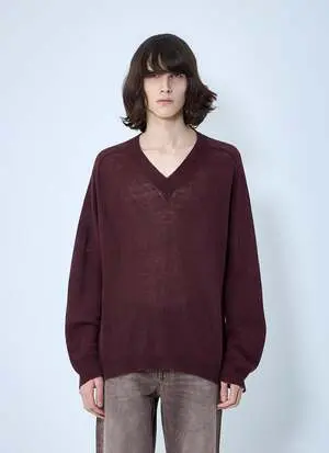Our Legacy Rue V-neck Jumper - Multicolor